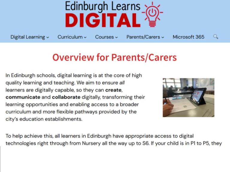 Digital Information | Trinity Primary School